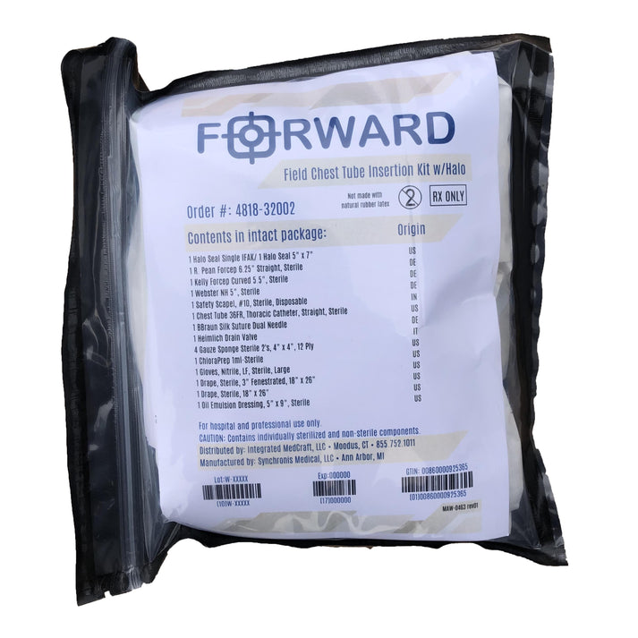 FORWARD Field Chest Tube Insertion Kit with Halo Seal – Integrated MedCraft